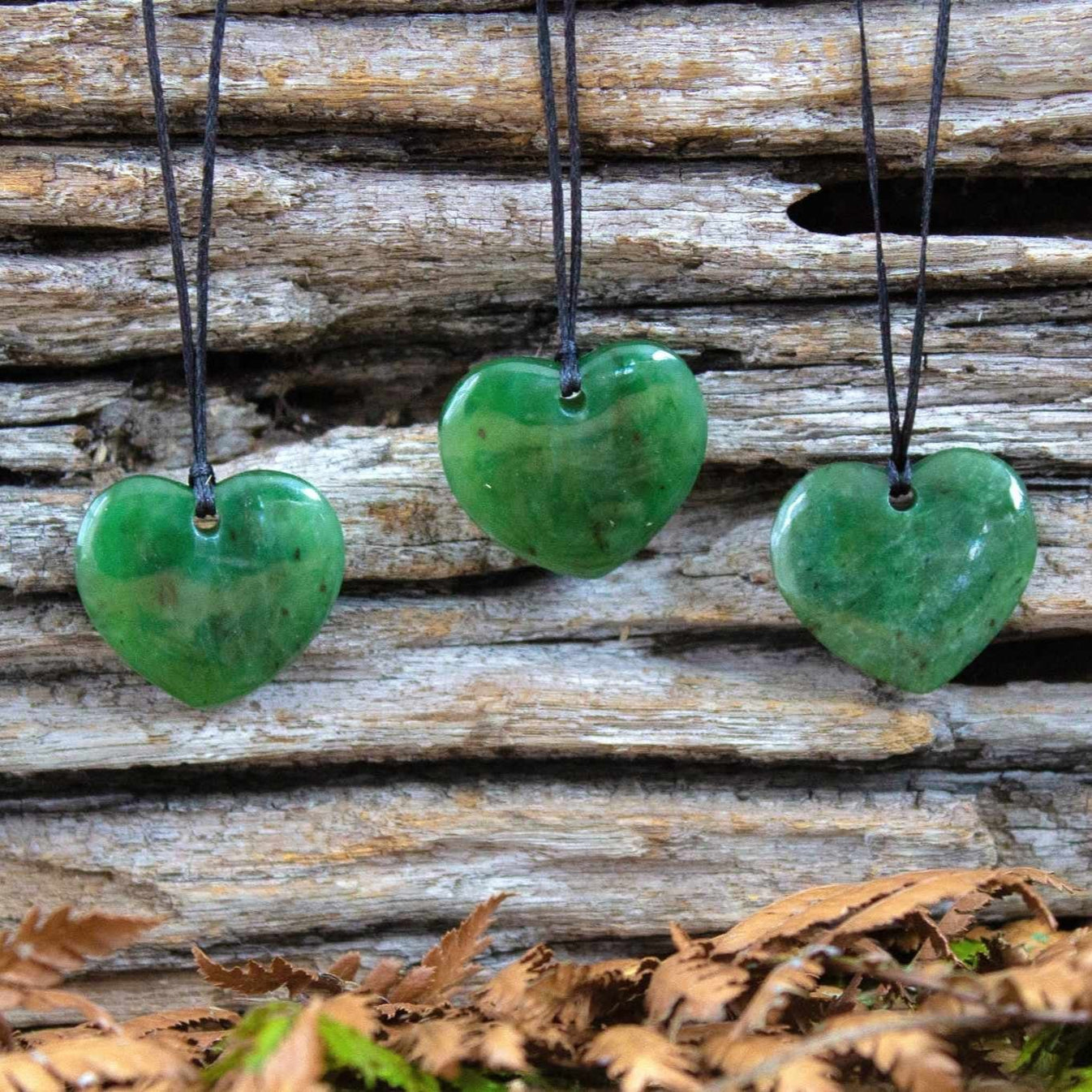 Small Pounamu Heart Necklace – Our Taiao
